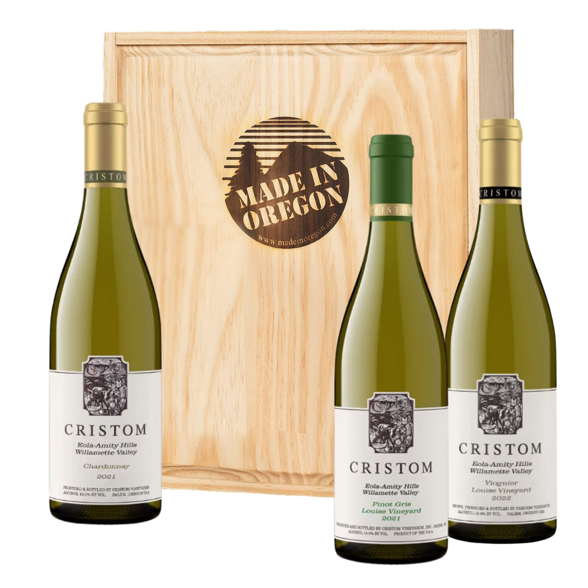 Cristom White Wine Trio – Made In Oregon