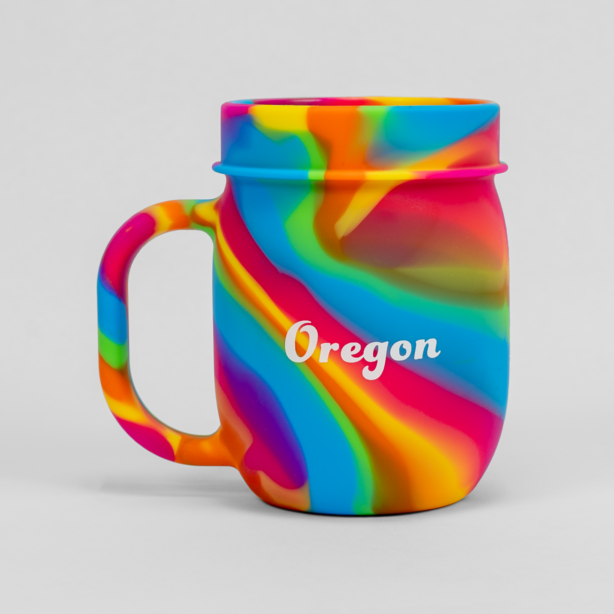 Silipint Oregon Hippie Hops Silicone Barrel Mug, 25oz. – Made In Oregon