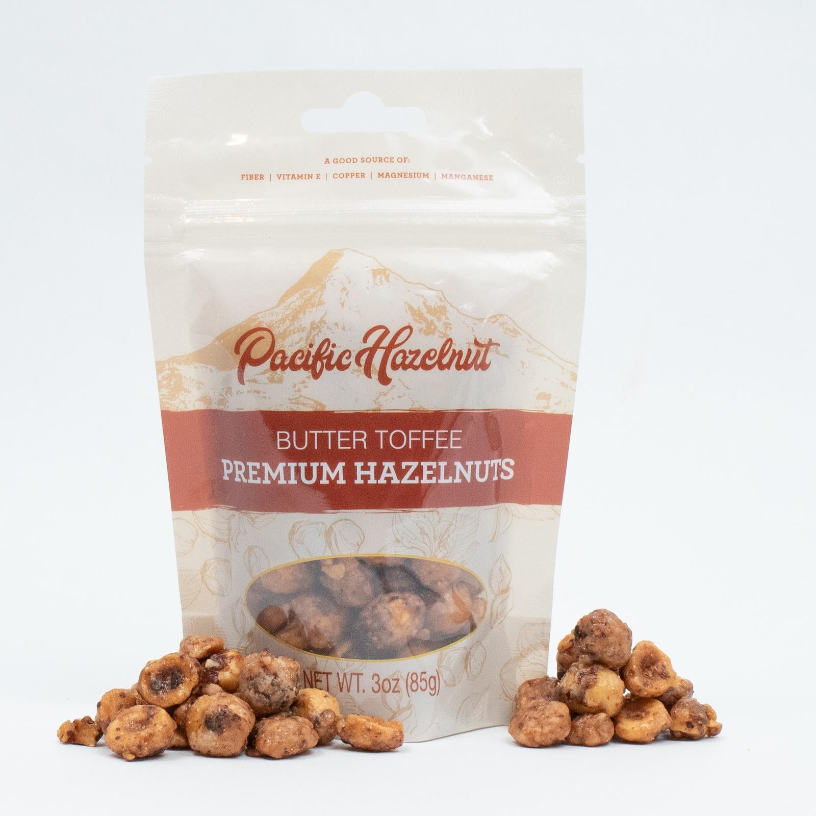 Pacific Hazelnut Farms Butter Toffee Hazelnuts, 3oz. | Made in Oregon ...