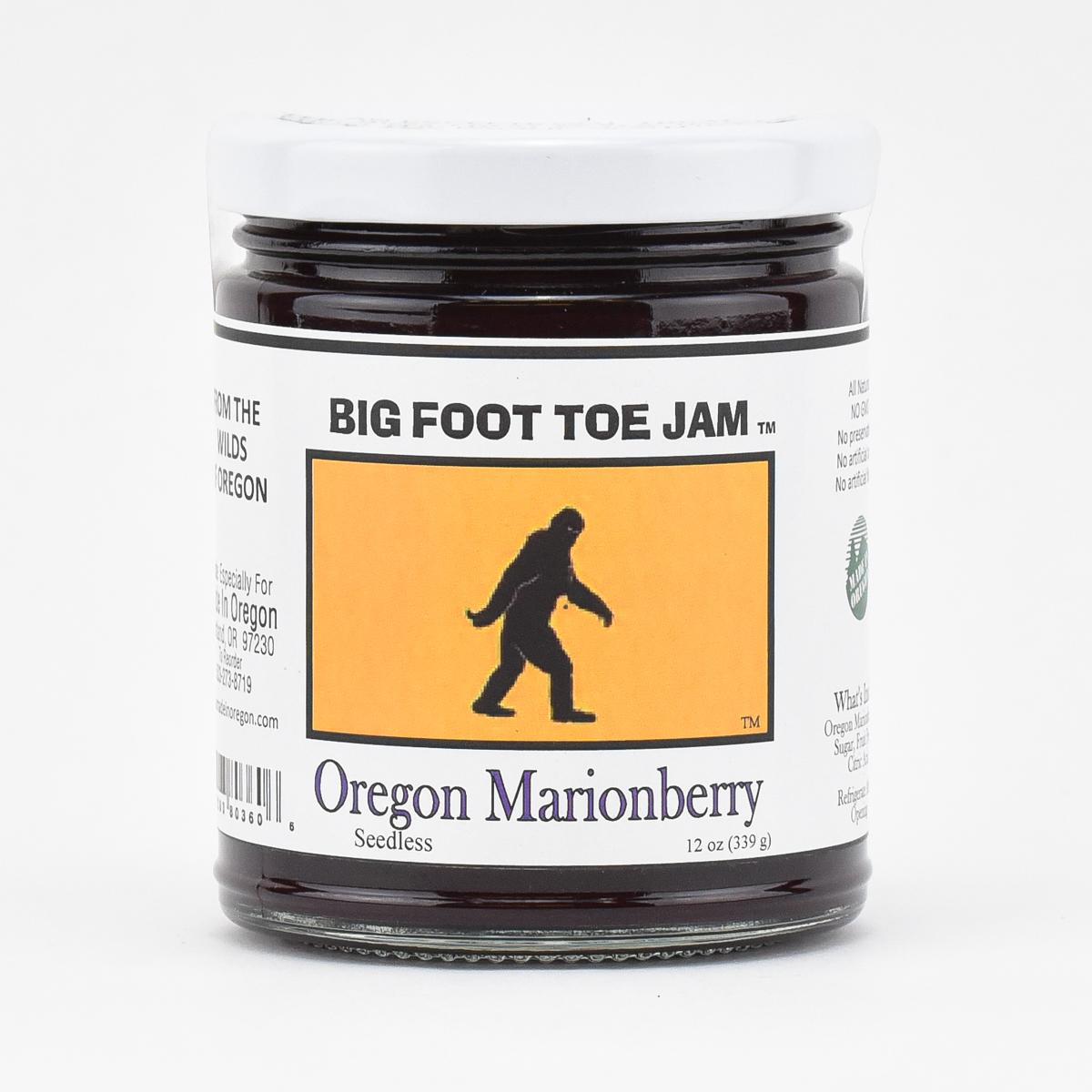 Big Foot Toe Jam Oregon Marionberry Jam, 12oz. | Made in Oregon – Made ...