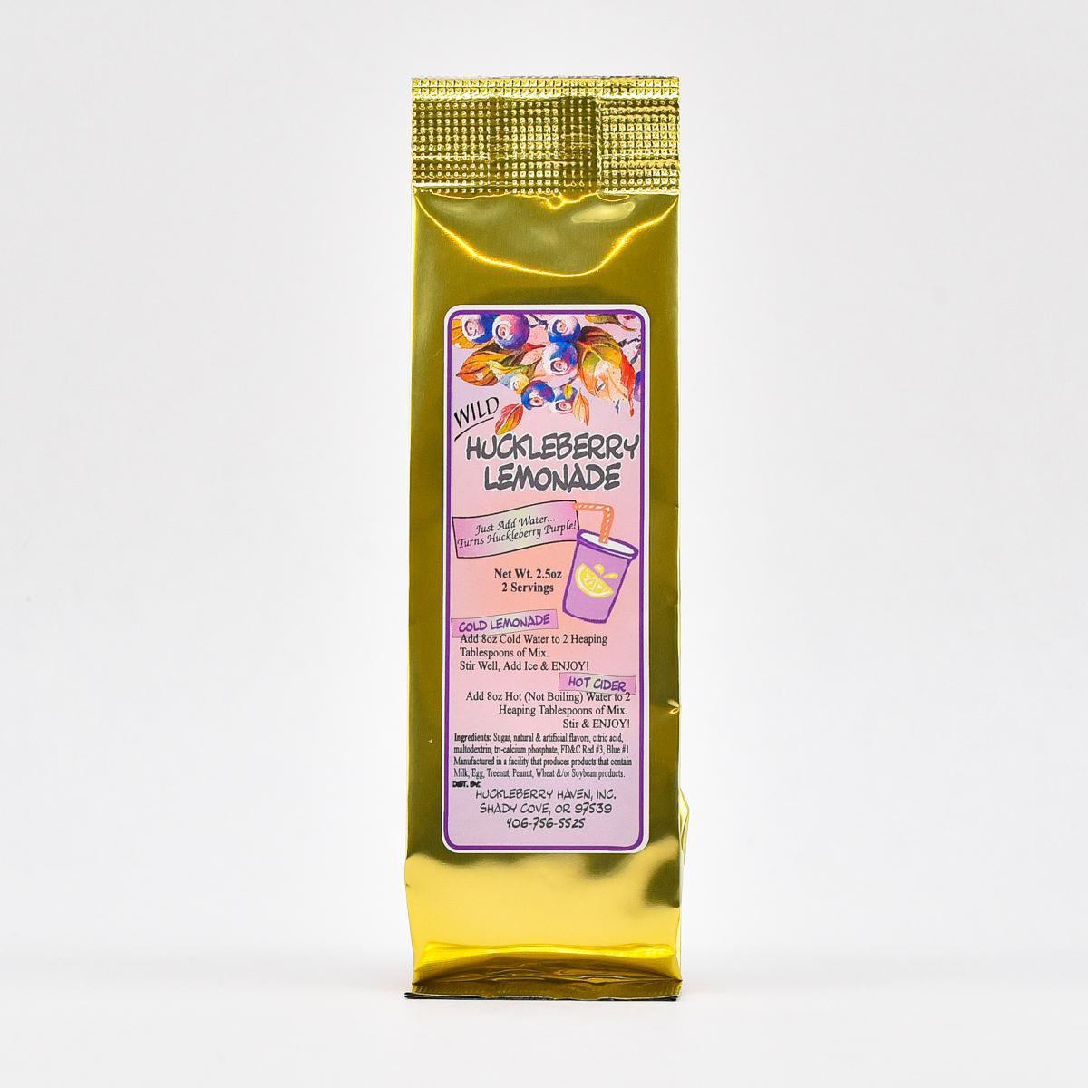 Huckleberry Haven Huckleberry Lemonade Mix, 2.5oz. | Made in Oregon ...