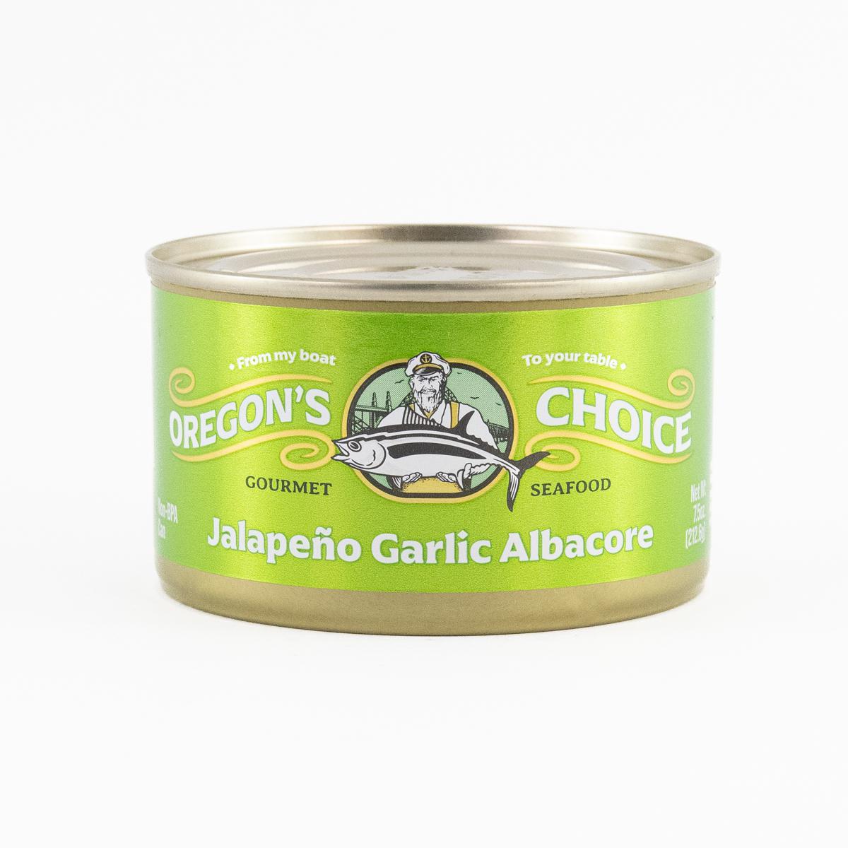 Oregon's Choice Jalapeño Garlic Albacore Tuna, 6oz. | Made in Oregon ...