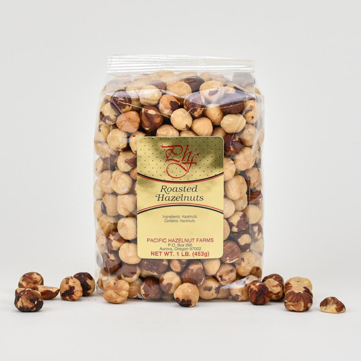Pacific Hazelnut Farms Dry Roasted Hazelnuts, 1lb. | Made In Oregon