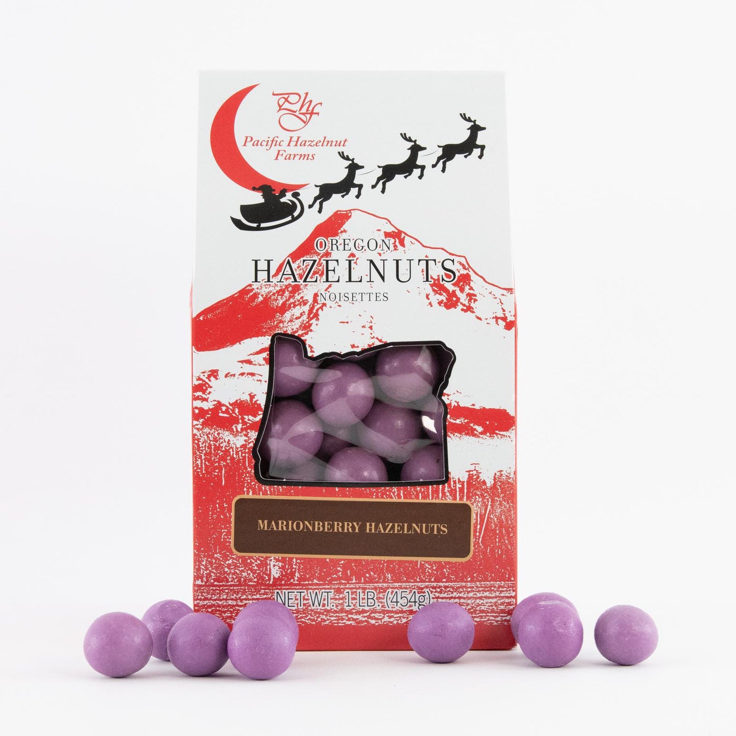 Pacific Hazelnut Farms Marionberry Chocolate Hazelnuts in Holiday Box ...