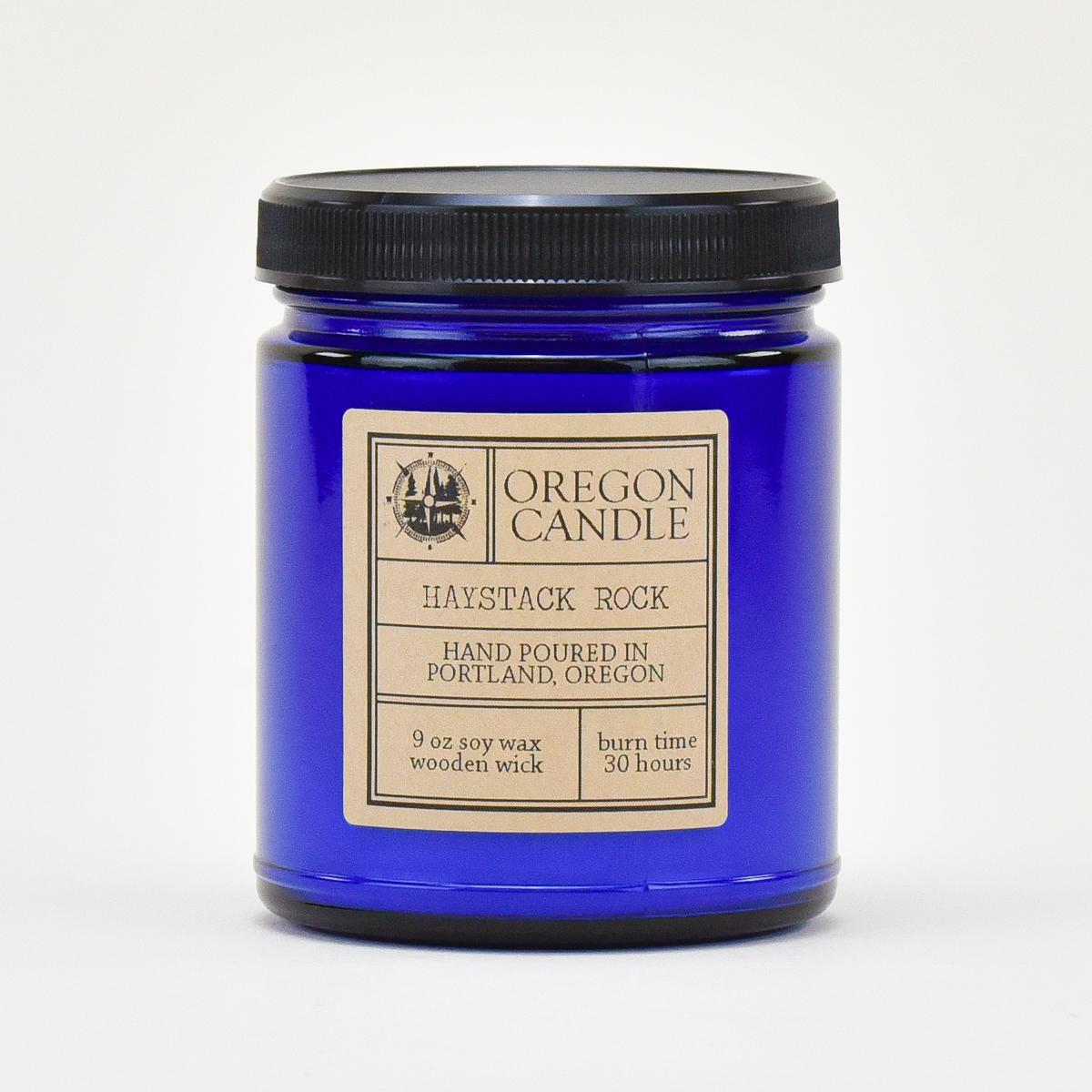 Oregon Candle Haystack Rock with Wooden Wick | Made In Oregon