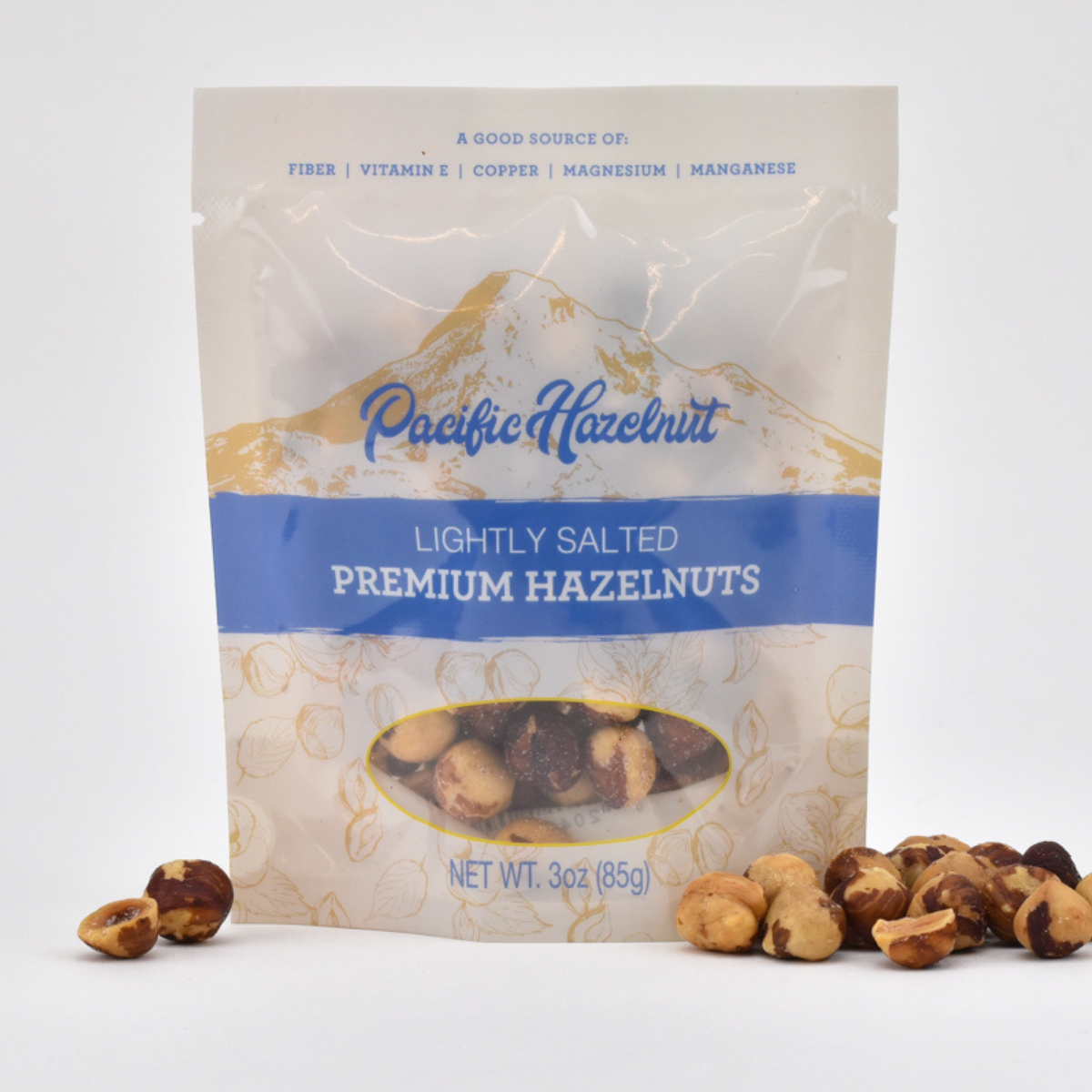 Pacific Hazelnut Farms Lightly Salted Premium Hazelnuts, 3oz. | Made in ...