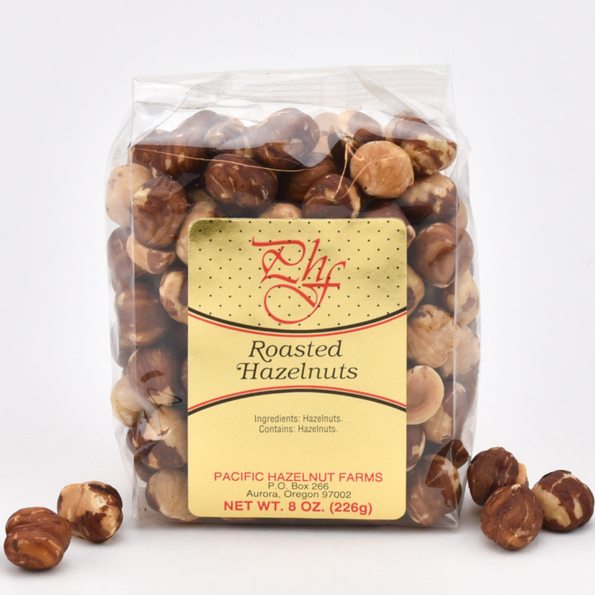 Pacific Hazelnut Farms Dry Roasted Hazelnuts, 8oz. | Made in Oregon ...