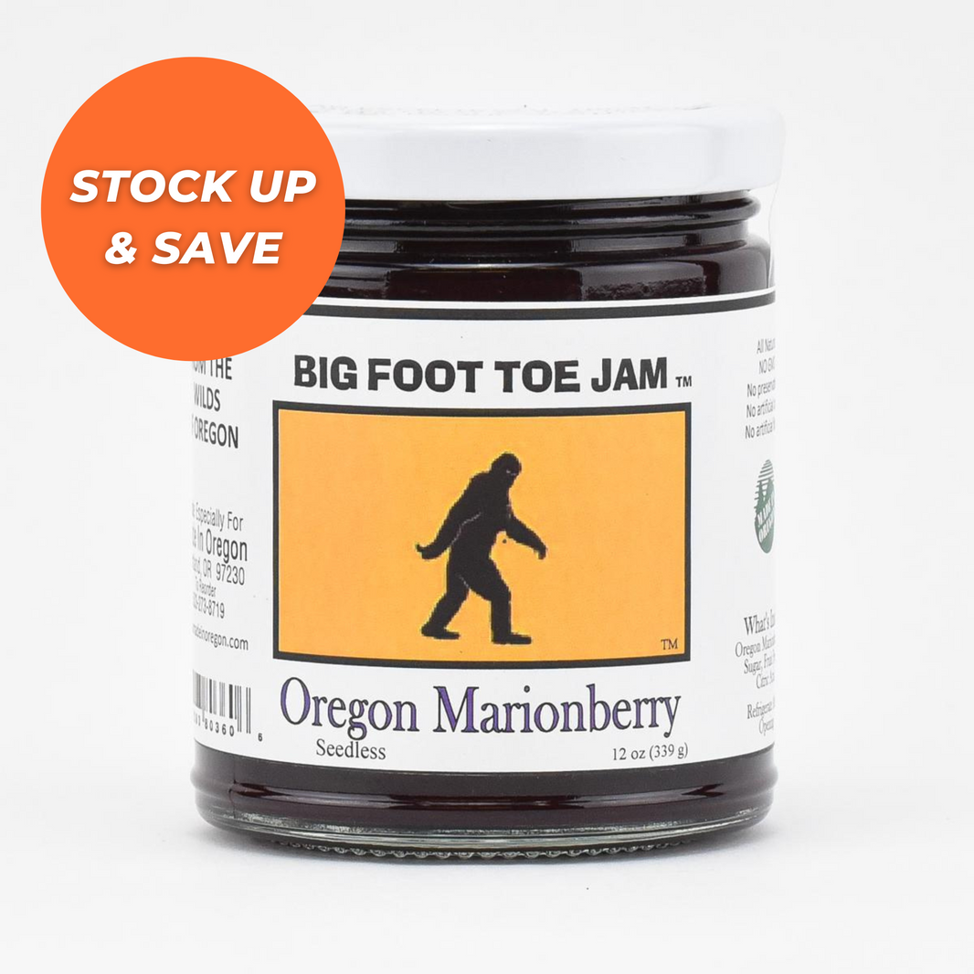 Big Foot Toe Jam Oregon Marionberry Jam, 12oz. | Made in Oregon – Made ...