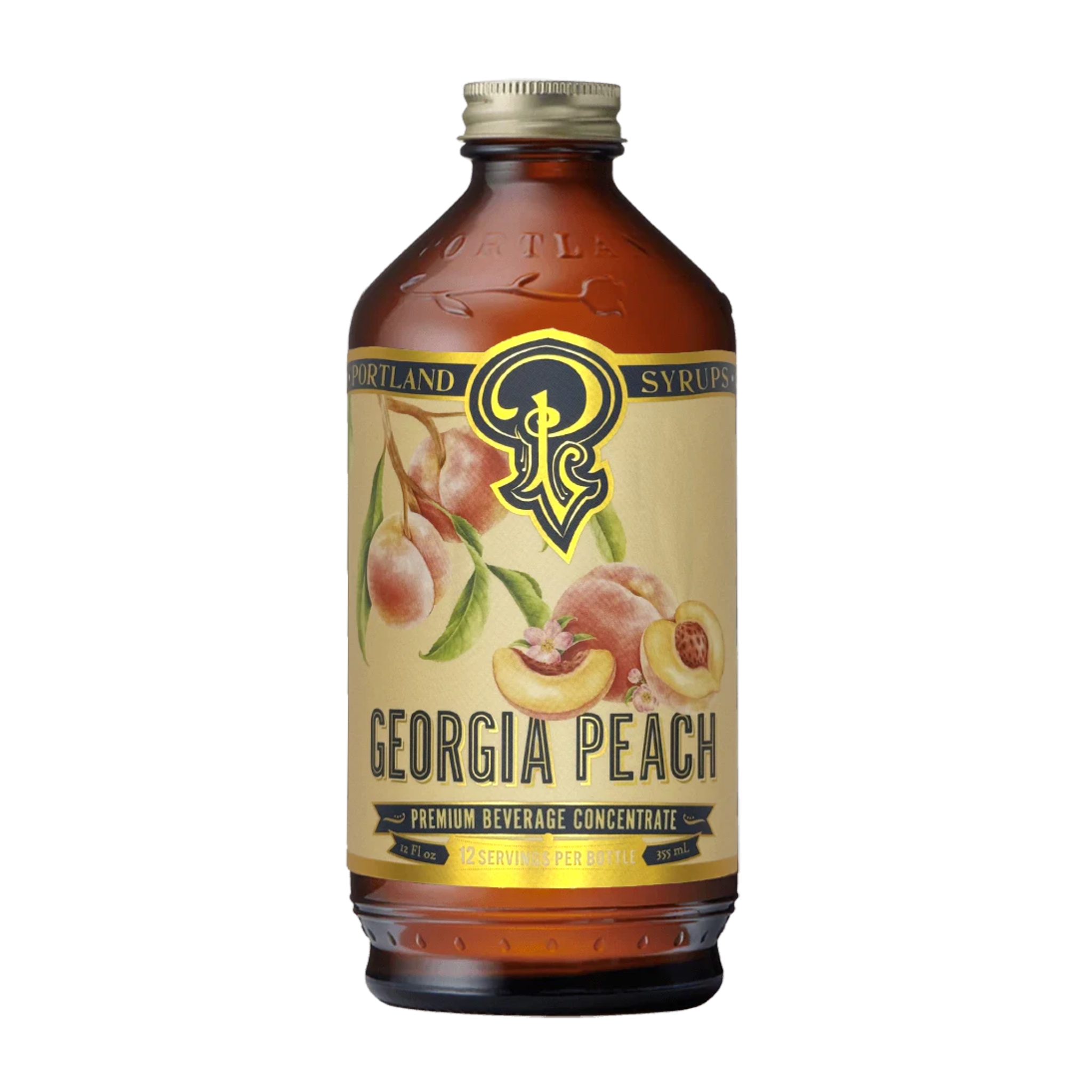 Portland Syrups Georgia Peach Syrup, 12oz. – Made In Oregon