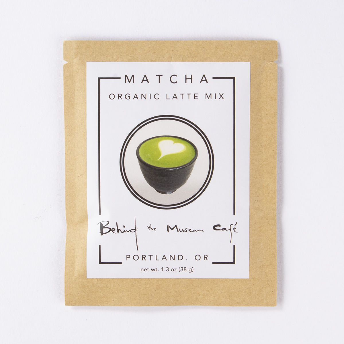 Matcha Organic Latte Mix, Behind the Museum Cafe 1.3oz. | Made in ...
