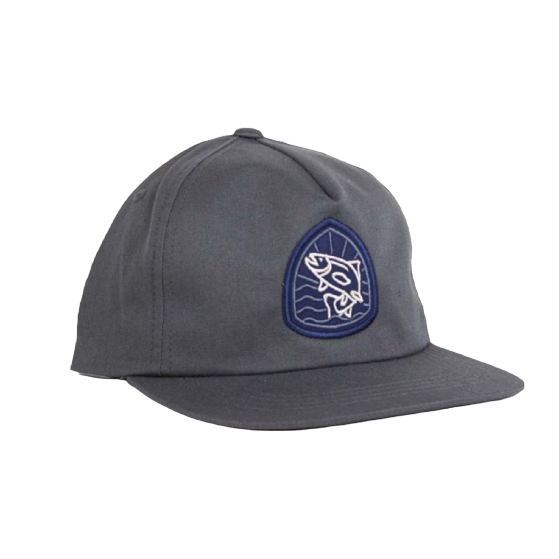 Symmetree Captain Fish Hat Grey | Made In Oregon