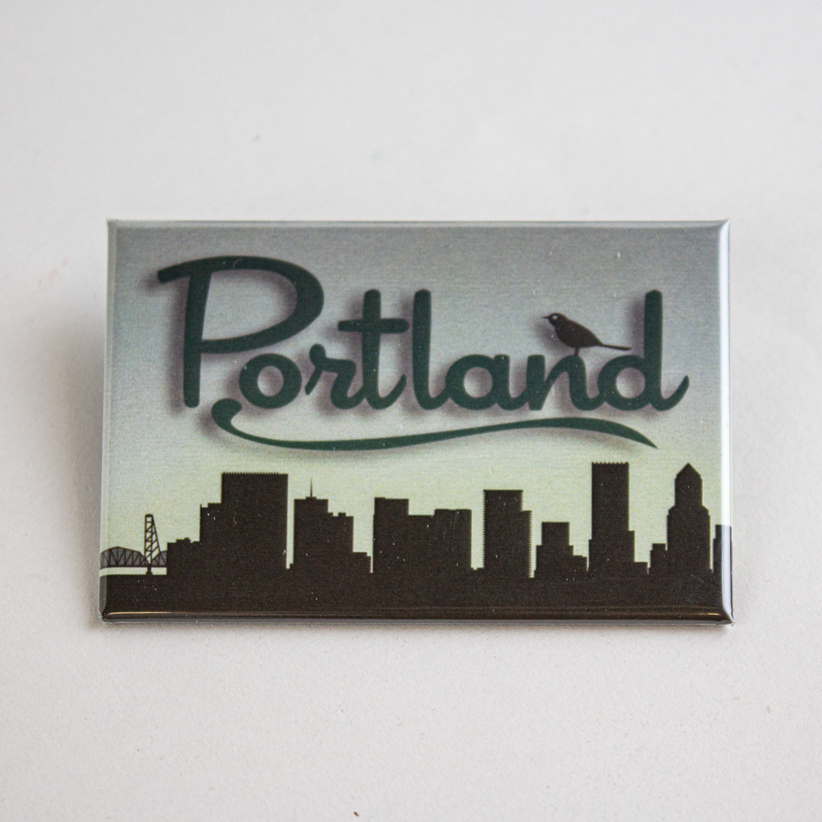 Portland Skyline Bird Magnet | Made in Oregon – Made In Oregon