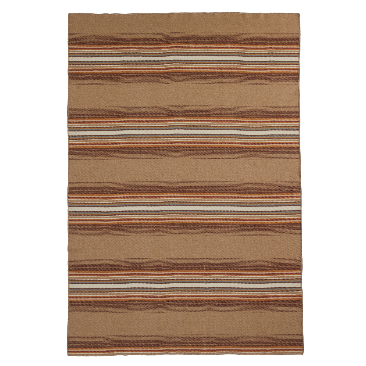 Pendleton Eco-Wise Sienna Stripe Washable Wool Blanket, Queen | Made In ...