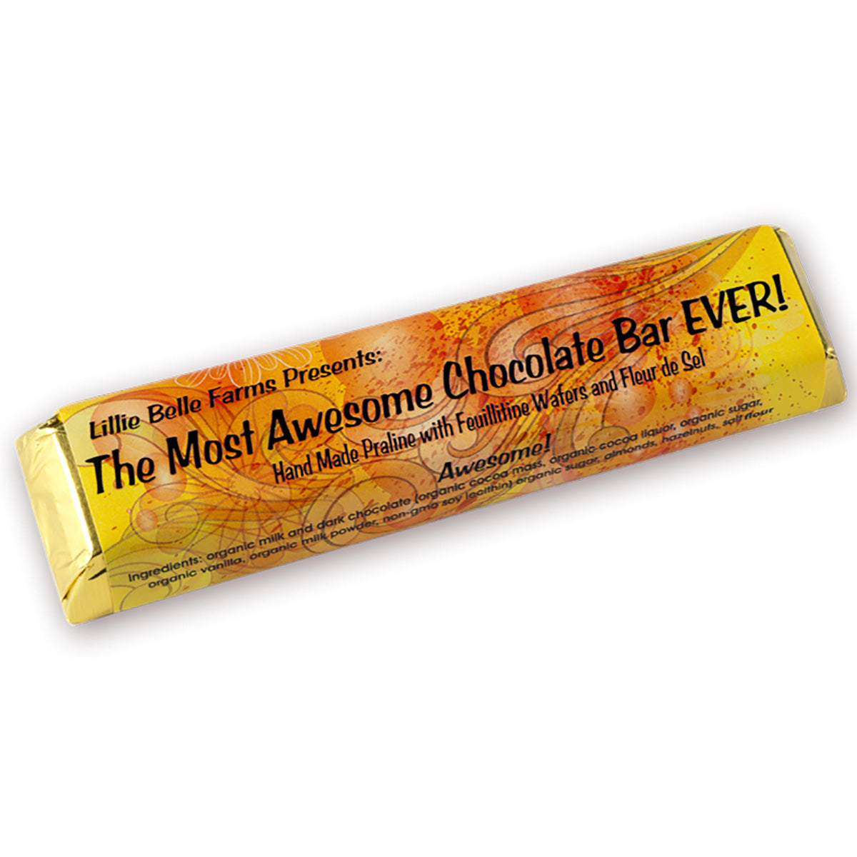 Lillie Belle Farms The Most Awesome Chocolate Bar EVER! 1.5oz | Made in ...